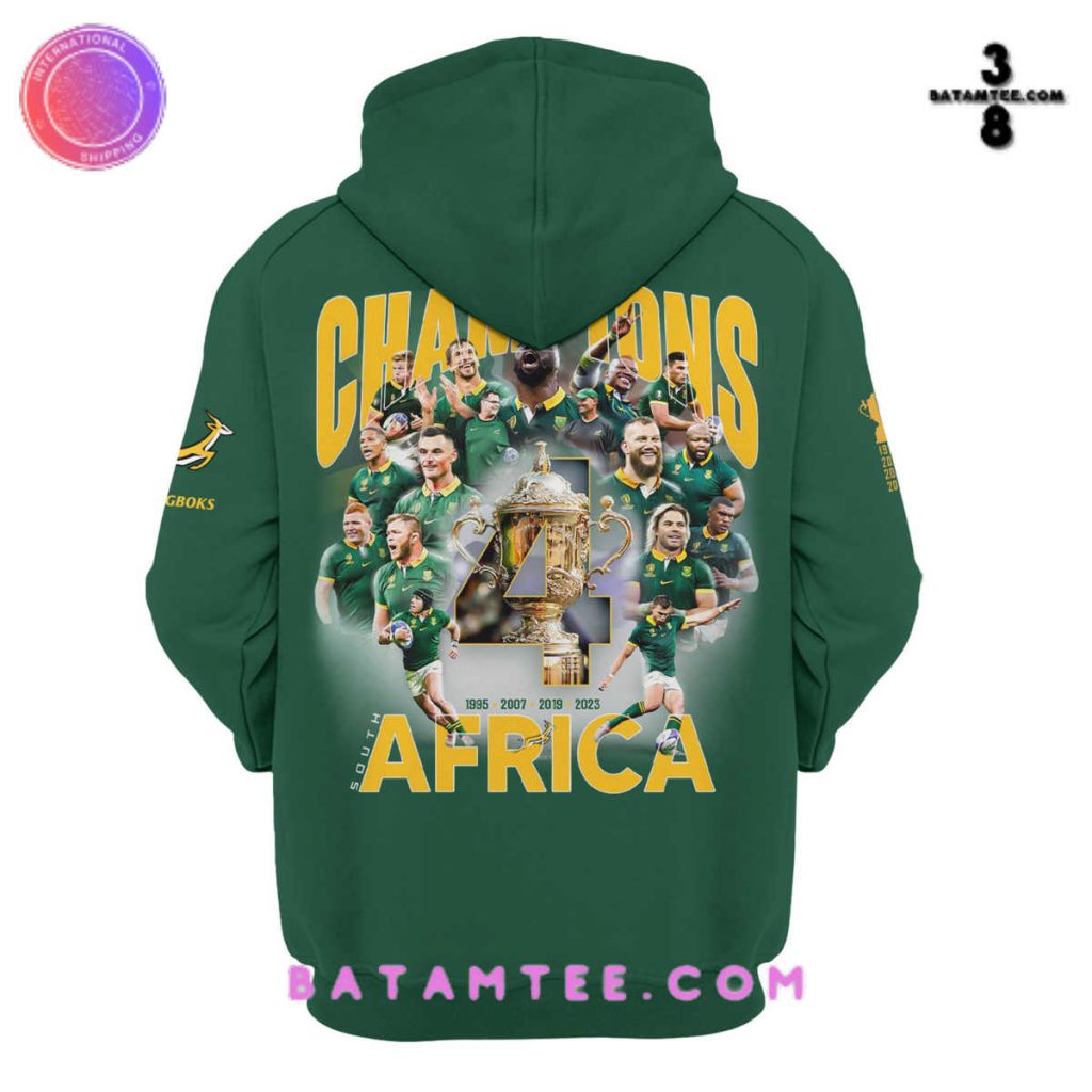 Springboks Africa Rugby World Cup 2023 Champions Hoodie Limited Edition ...