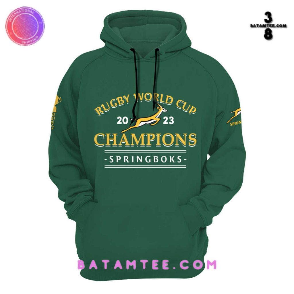 Springboks Africa Rugby World Cup 2023 Champions Hoodie Limited Edition ...